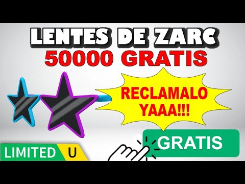 [LIMITED GRATIS] LENTES DE ZARC EN ROBLOX - YouTube
