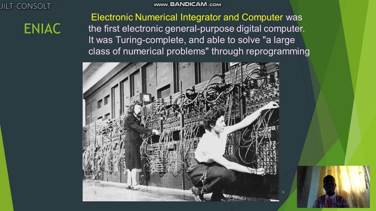 Summary of the first generation computers - YouTube
