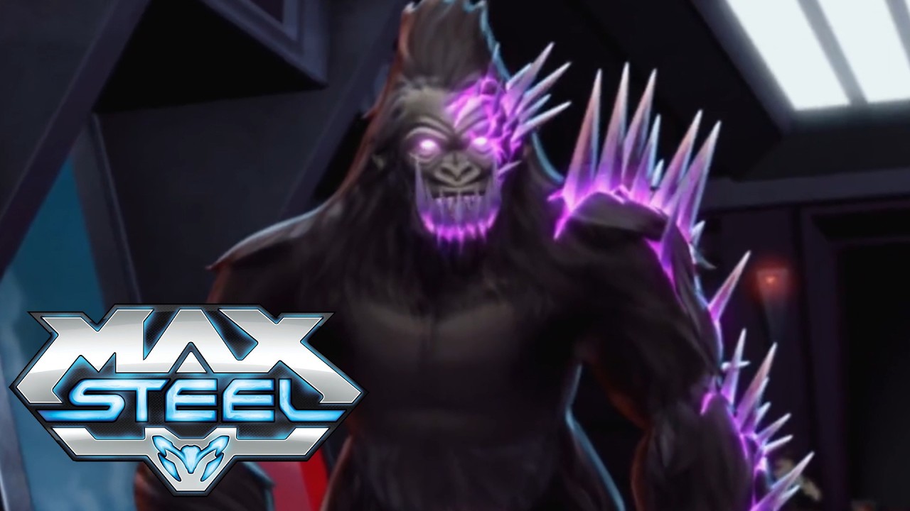 EXTROYER unlocks his GORILLA FORM! | Max Steel Clip (Season 1 Episode ...
