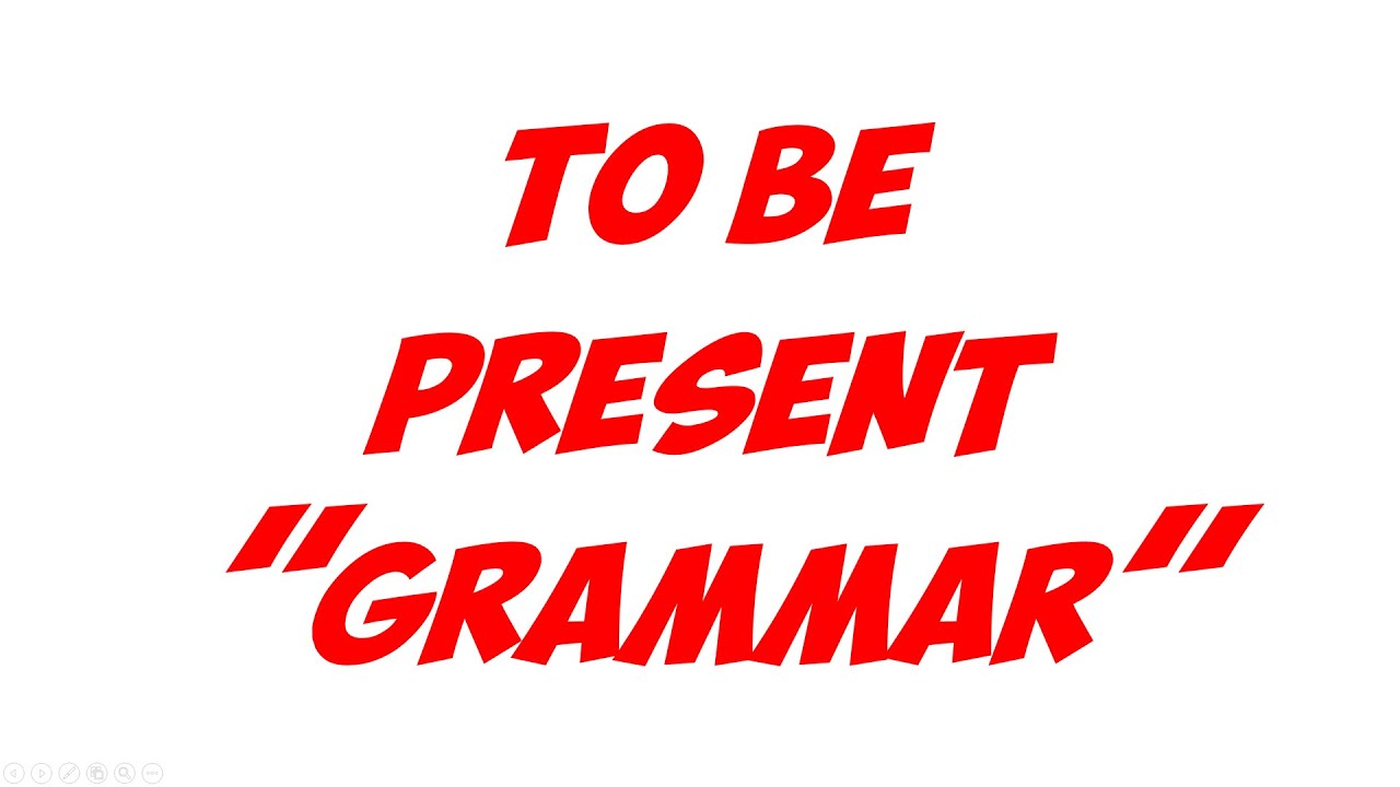 BASIC ENGLISH GRAMMAR - TO BE (PRESENT) I - YouTube