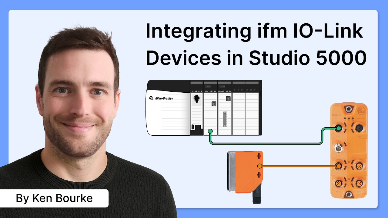 Integrating ifm IO-Link Devices in Studio 5000 Logix Designer - YouTube