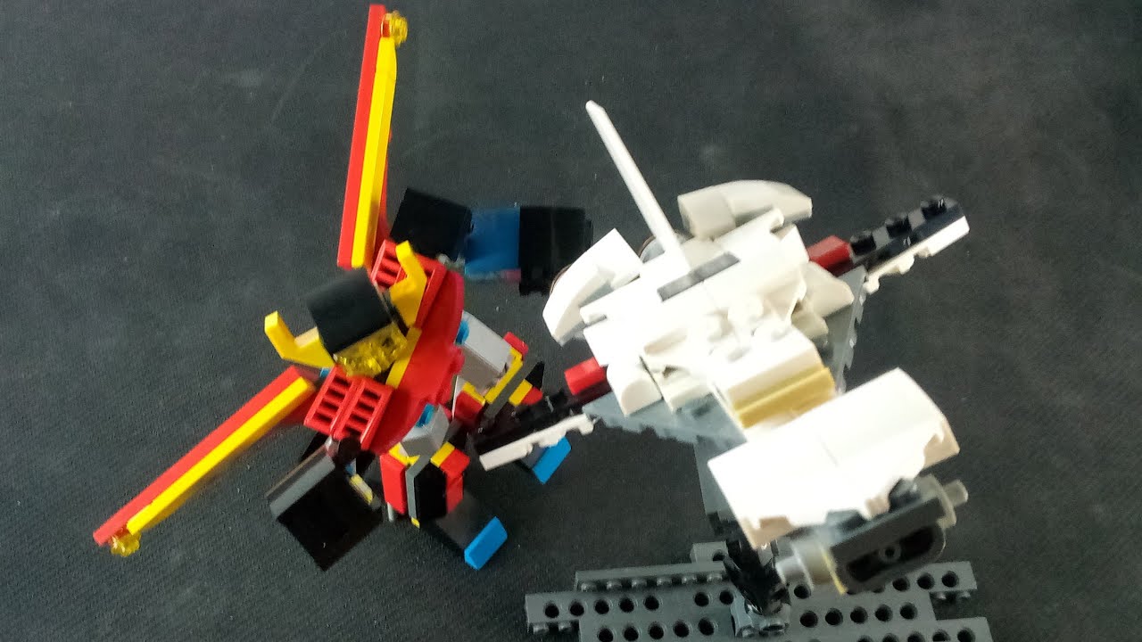 the super space shuttle. using LEGO set 31134 (and a knee modification ...