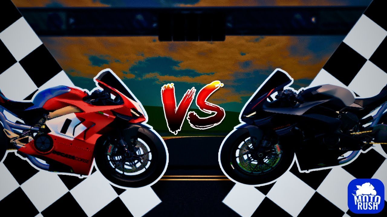 Difference Between: Ducati Panigale V4R & V4S (Motorush Roblox) - YouTube