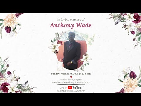 Celebrating the Life of Anthony Wade II August 10, 2025 || 12:00 pm ...