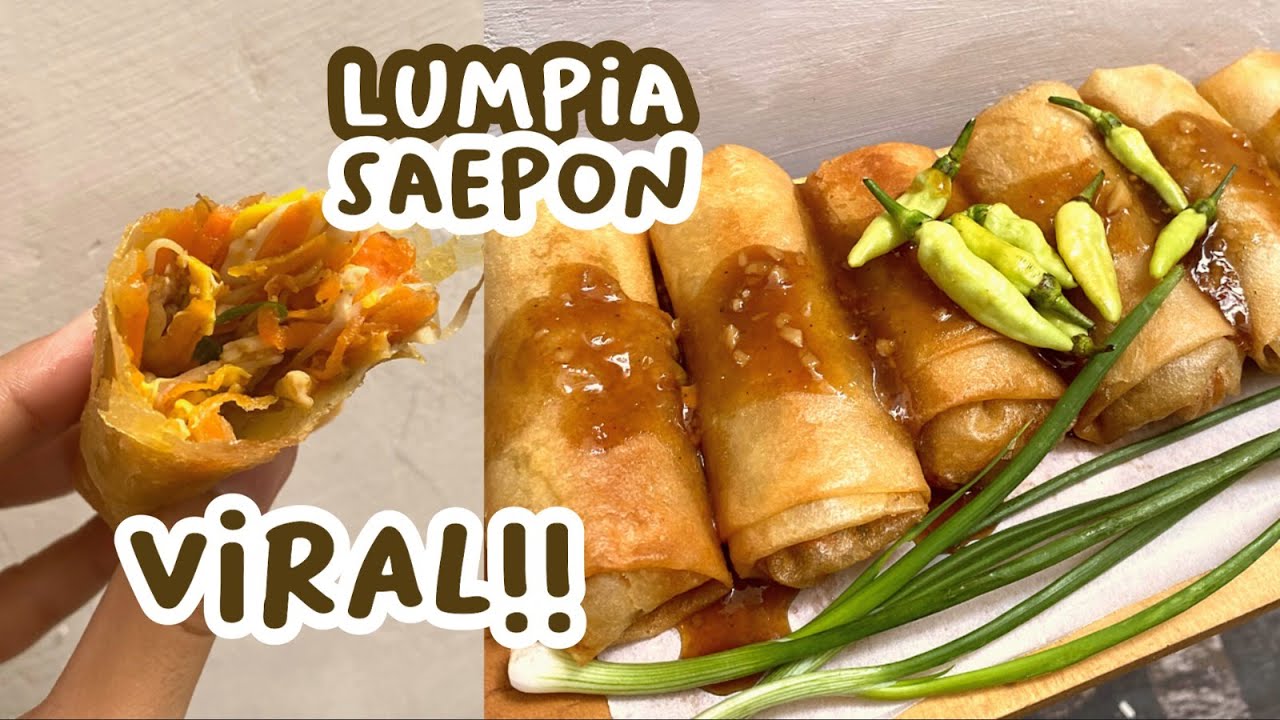 RAME BANGET YANG NGANTRI!! RESEP LUMPIA SAYUR SAEPON SURABAYA | GAMPANG & PASTI ENAK!!! - YouTube