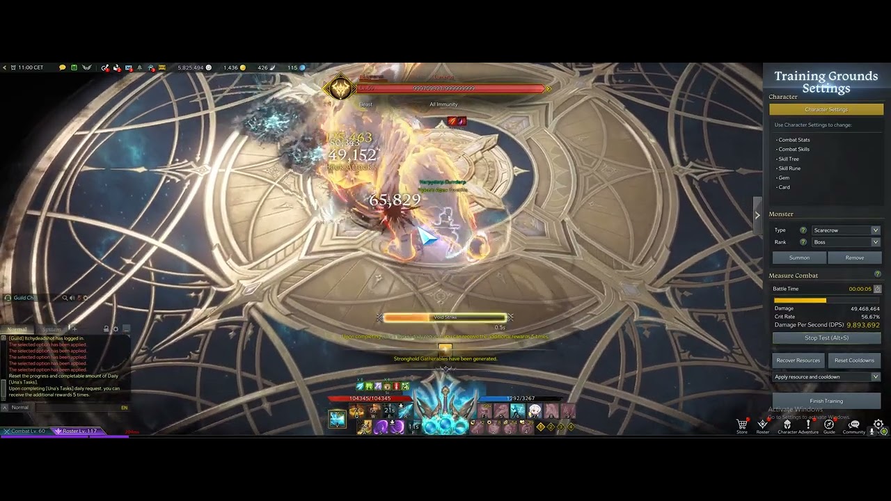 Lost ark Surge Blade 10sec 20/16 rotation - YouTube