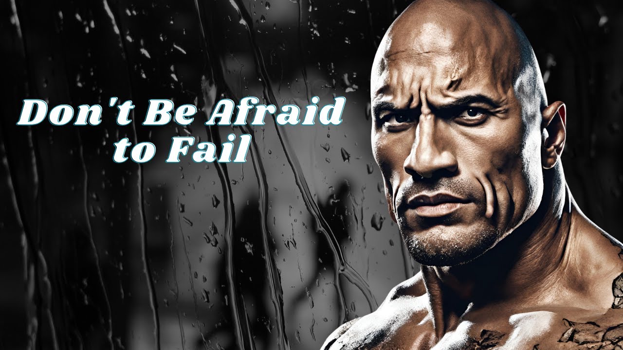 Don't be afraid to fail | Failure is a stepping stone to success - YouTube