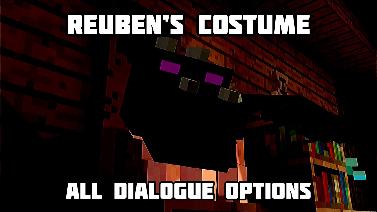 Reuben's costume - All dialogue options in Minecraft: Story Mode ...