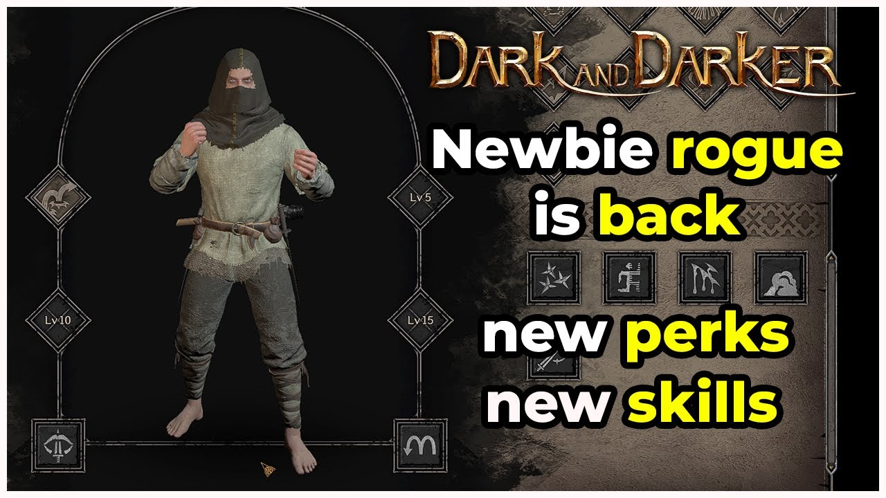 First Rogue Gameplay - Dark and Darker Playtest 5 - YouTube