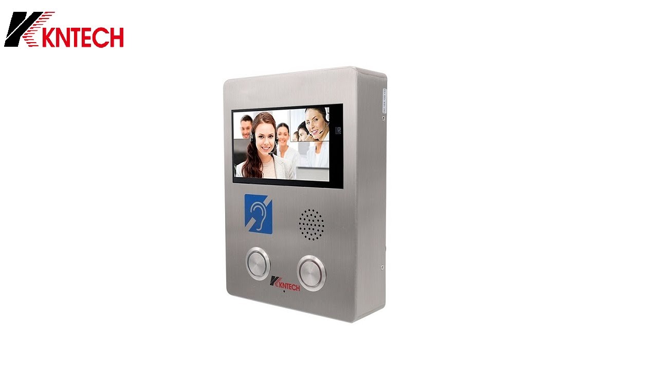 A two-way video intercom that can be used in the subway. - YouTube