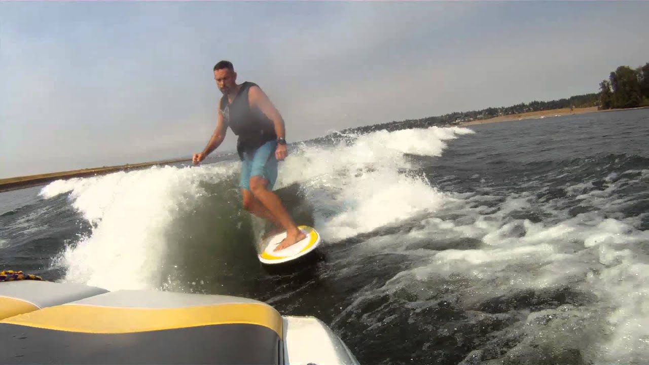 Greg Wakesurf 360 ish - YouTube