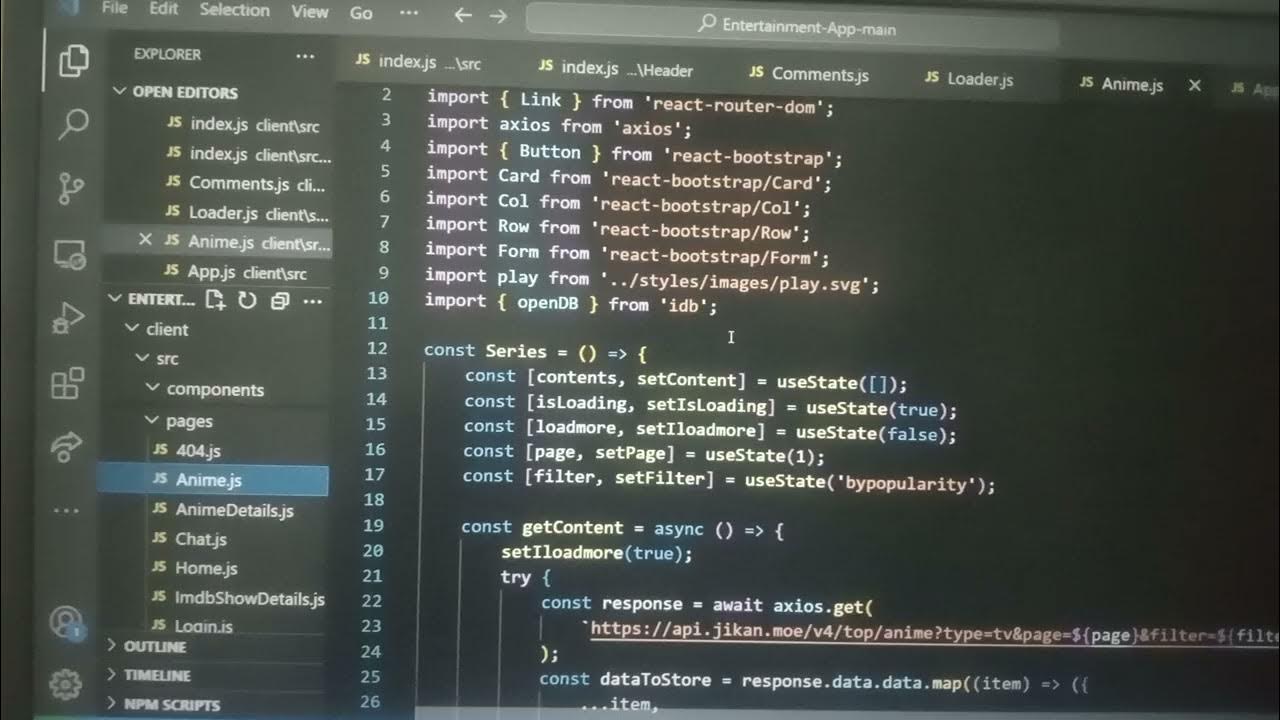 Full Stack Capstone Project Entertainment App - YouTube