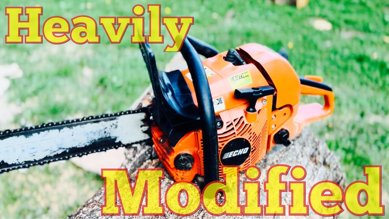 Ported And Heavily Modified Echo 590 Chainsaw Running Much Better Now ...
