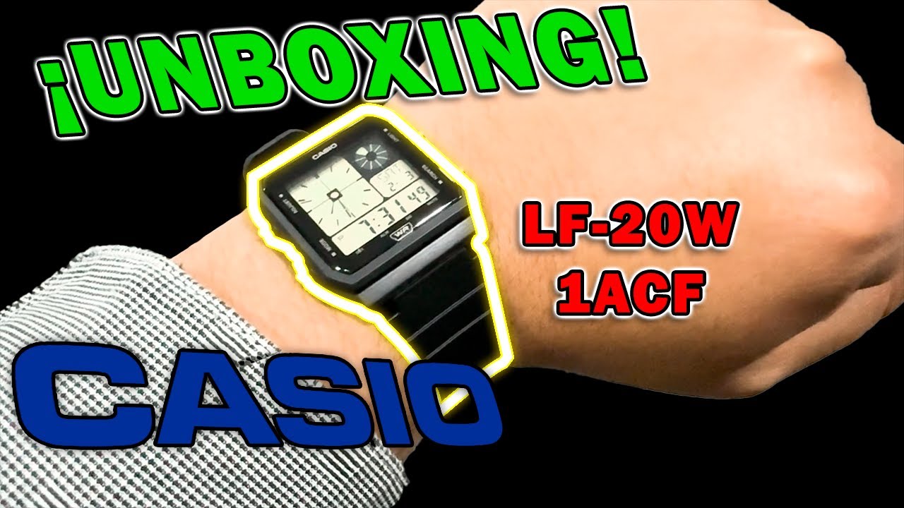 CASIO LF-20W-1A - El Reloj que te durara TODA LA VIDA - ¡UNBOXING Y DETALLES! - YouTube