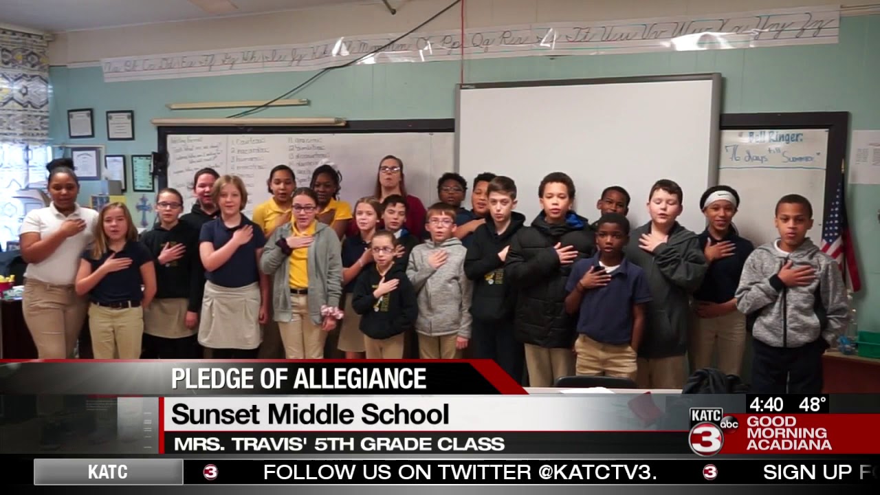 Today's Pledge Of Allegiance 02/06/2020 - YouTube