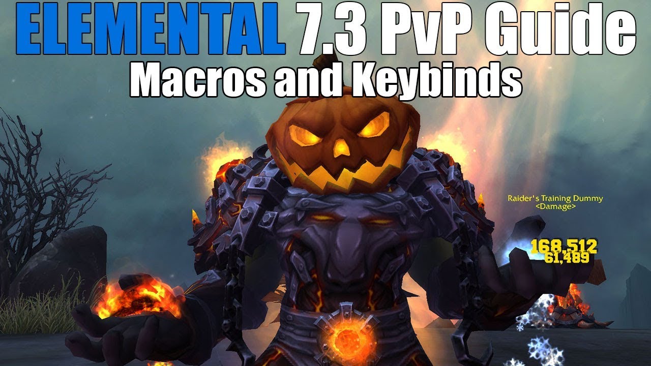 7.3 Elemental Shaman PvP Guide - MACROS AND KEYBINDS (WoW Legion) - YouTube