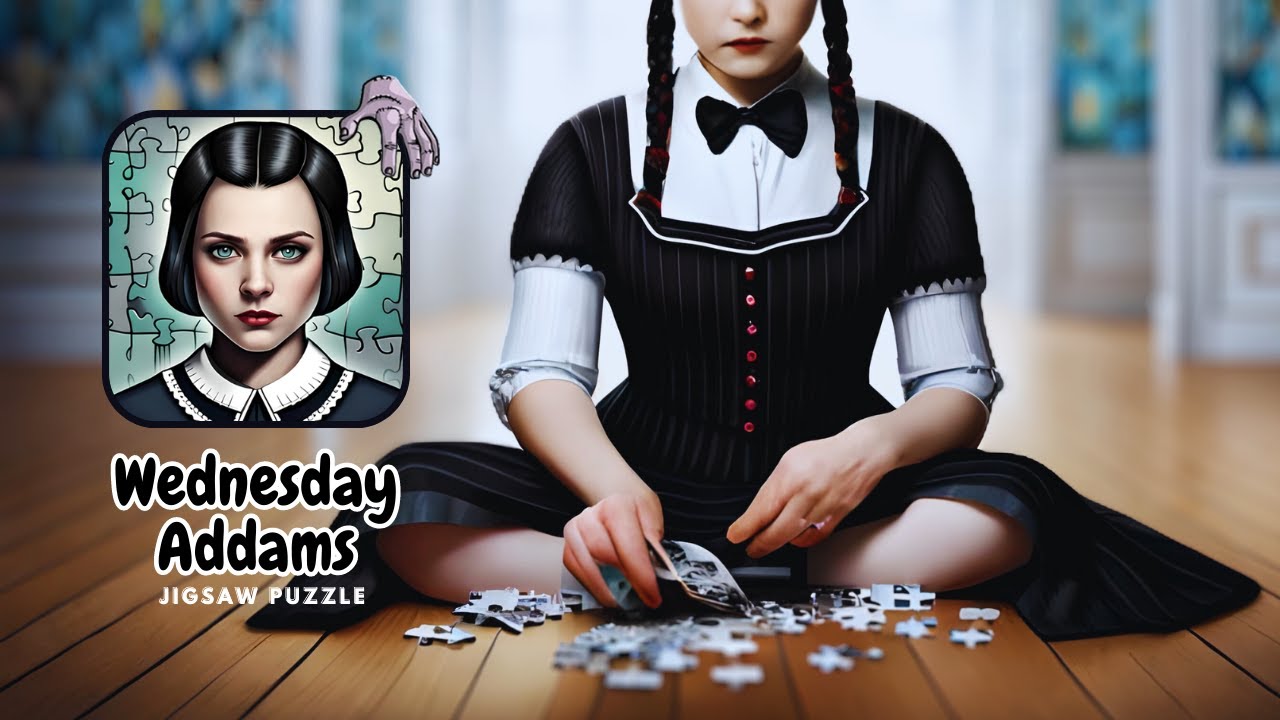 Wednesday Addams Jigsaw Puzzle - YouTube