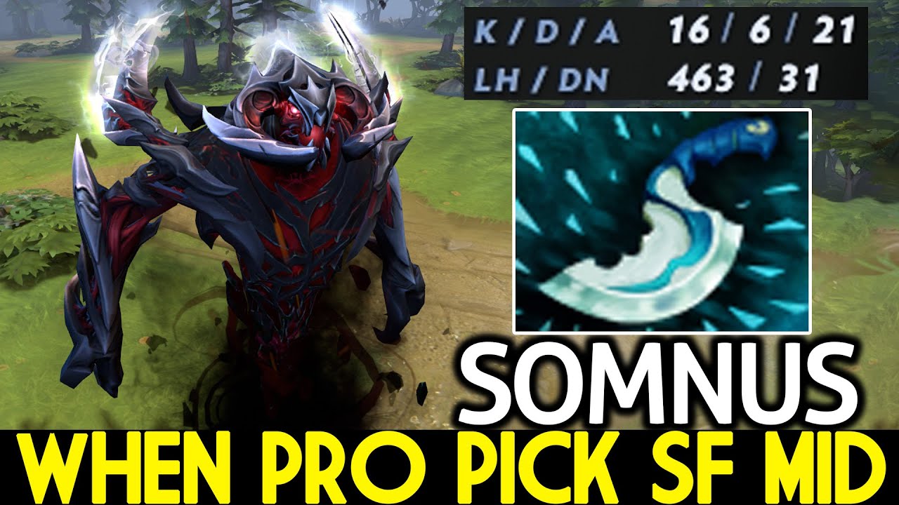 SOMNUS [Shadow Fiend] Pro China Pick SF Mid with Blink Dagger Build ...