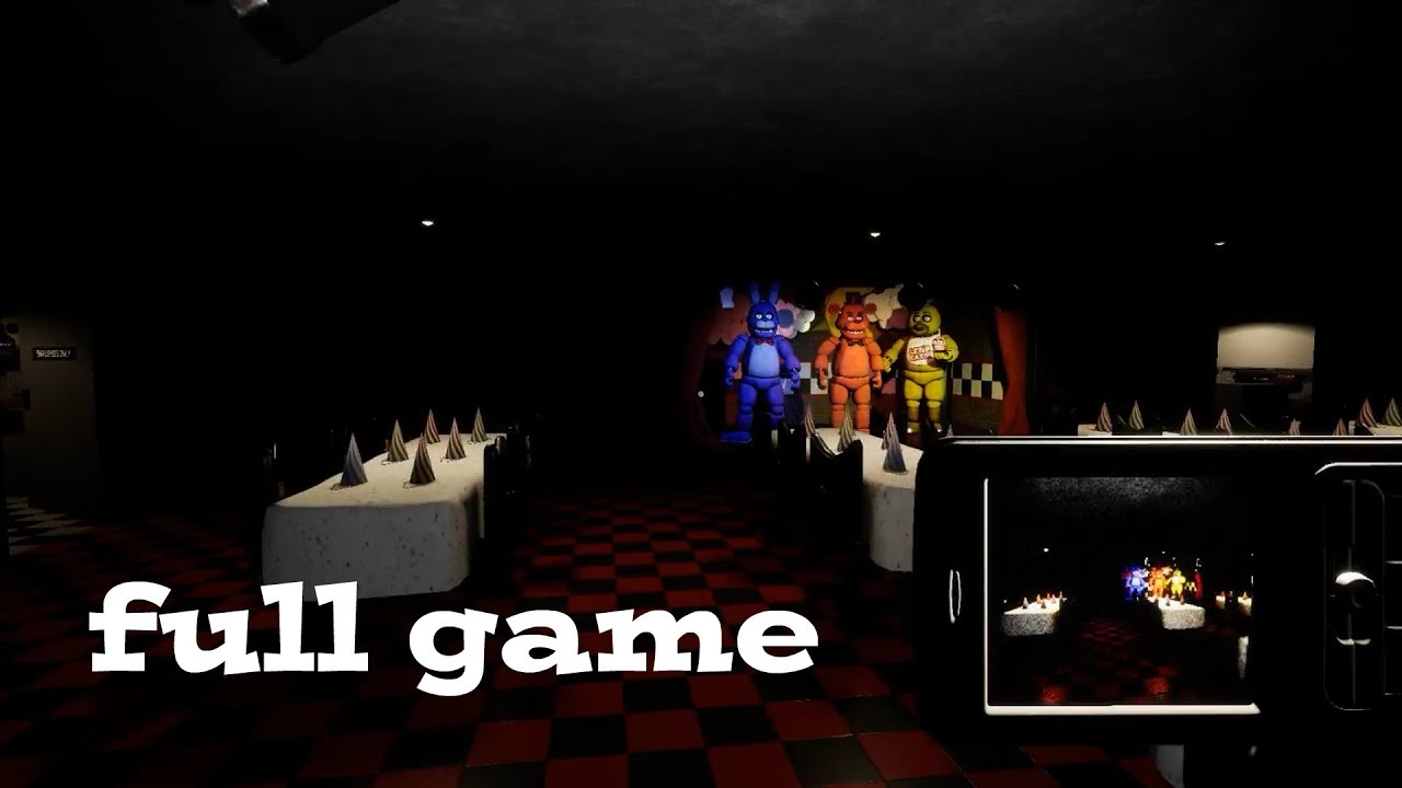 Fazbear Nightmare: Midnight Investigator full game - YouTube