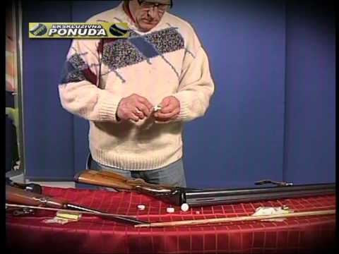 Prezentacija čišćenja oružja filcanim čepovima - YouTube