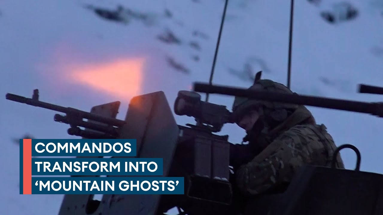 Royal Marines train to be 'mountain ghosts' in brutal Arctic terrain ...