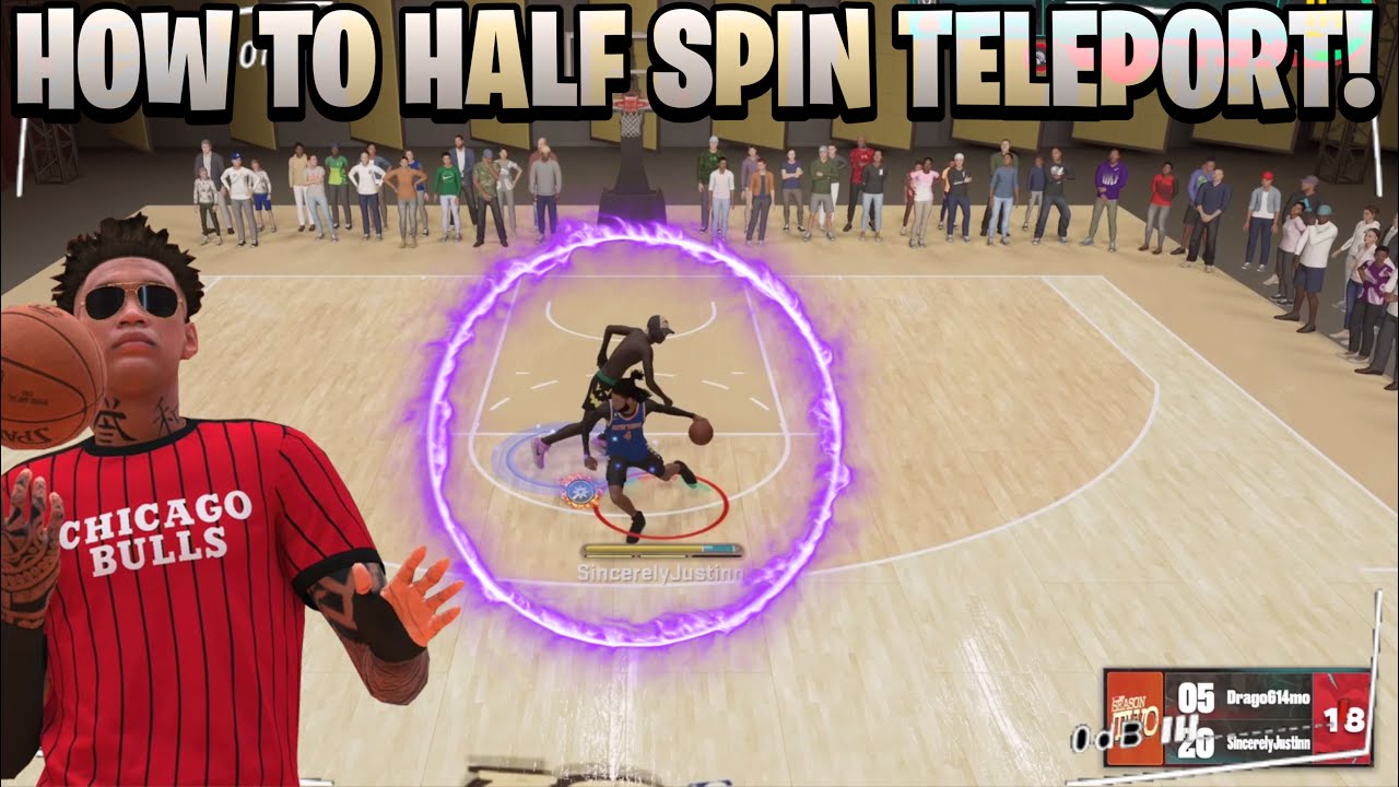 *GLITCHY* HALF SPIN TELEPORT MOVE WILL BREAK NBA 2K23! THE “DRIP SLIDE ...