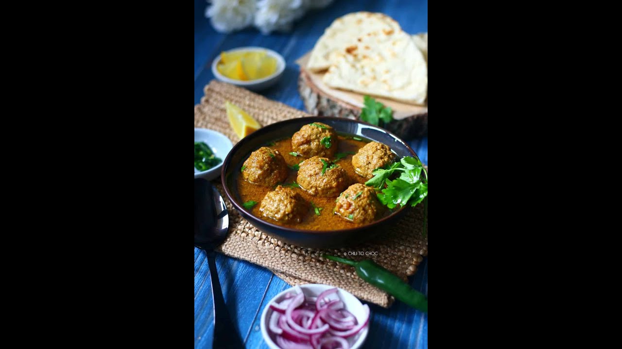Kofta beef recipe.kofta banane ka tarka by foodie fables - YouTube