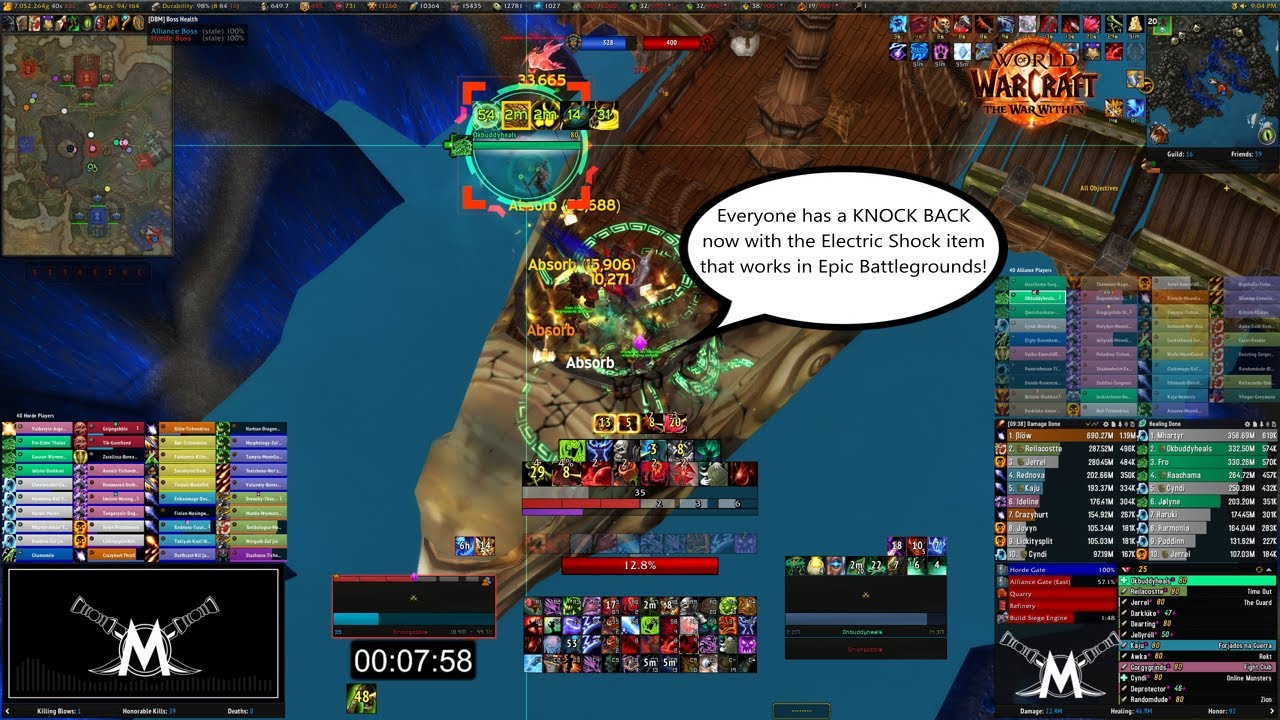 Everyone in the game has a Knock Back! AND It's an AOE Knock Back for ...