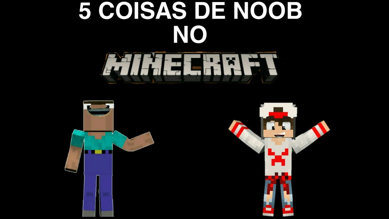 5 Coisas Que Um Noob Faria No Deserto Do Minecraft Youtube