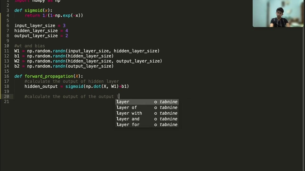 Creating a neural network from scratch by just using maths in Python ...