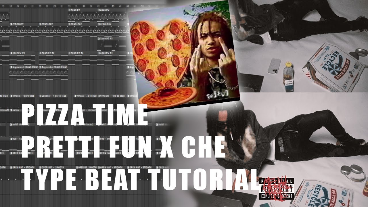 how PRETTI FUN makes AMAZING beats for CHE | FL STUDIO TUTORIAL - YouTube
