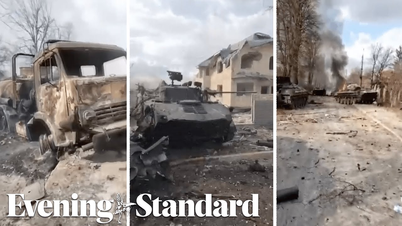 Ukraine live: Footage emerges of heavy Russian losses in Kyiv suburb ...