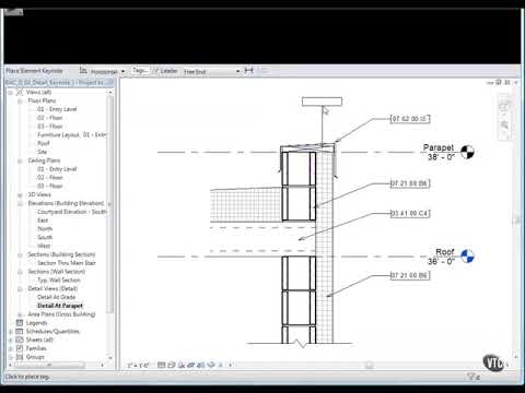 How Make Use Of Details & Keynotes On Revit Architecture. - YouTube