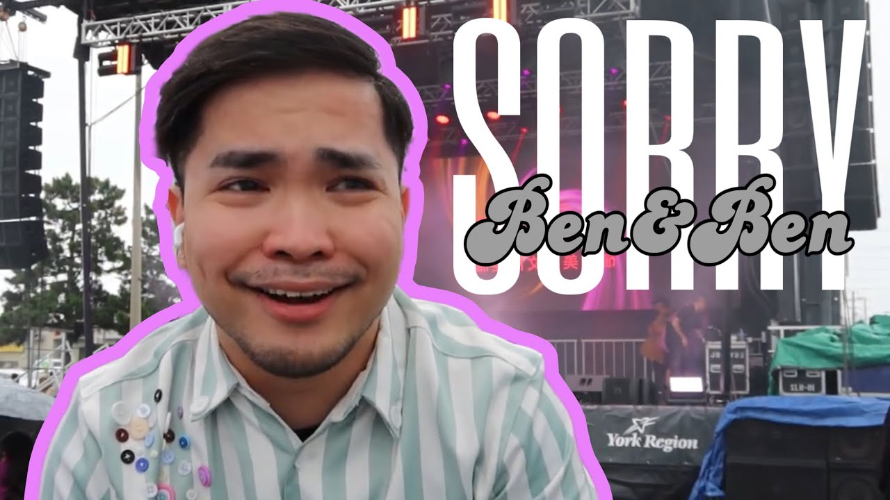 Sorry Ben&Ben | Pinakanta ako sa isang Toronto Festival | Jelo Mauricio ...