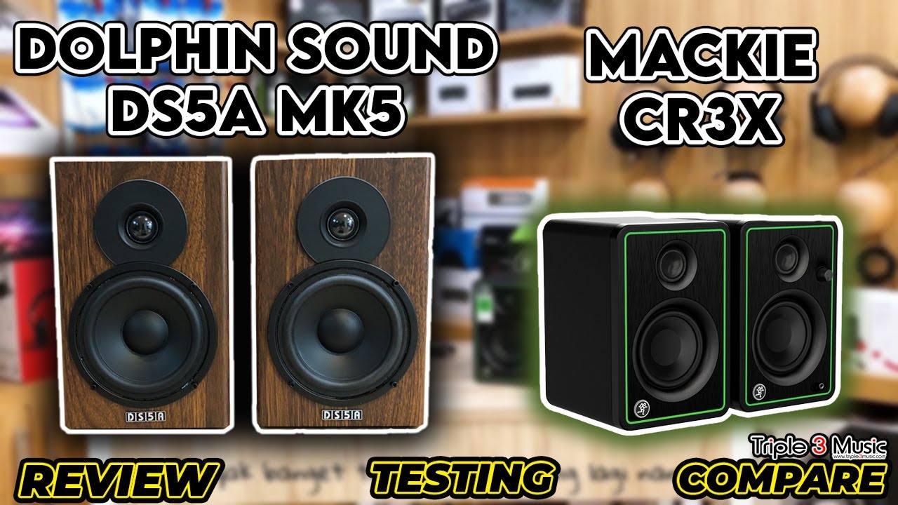 Review dan Perbandingan suara DOLPHIN SOUND DS5A MK5 dan MACKIE CR3X ...
