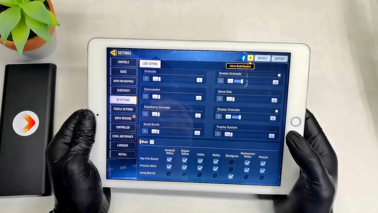 iPad Air 2 Call of Duty Graphic Settings for Maximize Performance - YouTube