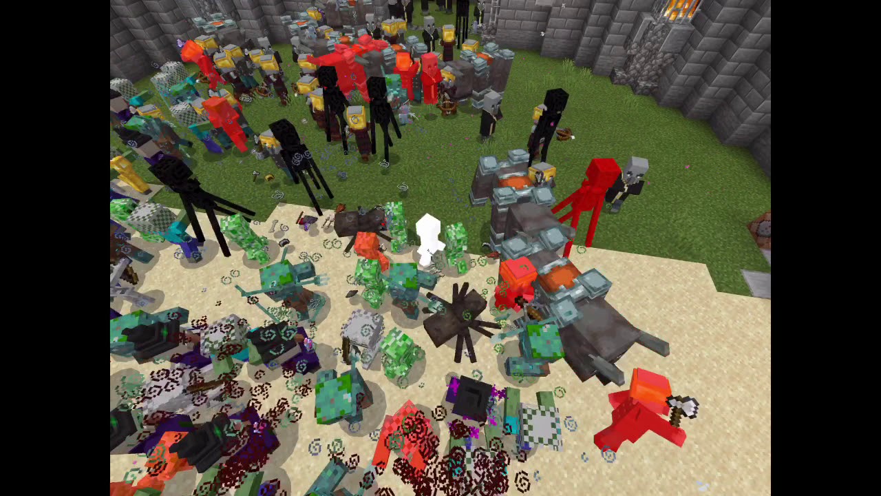 Overworld Army Vs Illager Army - Minecraft Mob Battle (10 Subscriber ...