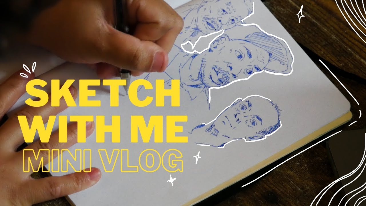 POV Sketch With Me in my living room | Mini Vlog - YouTube