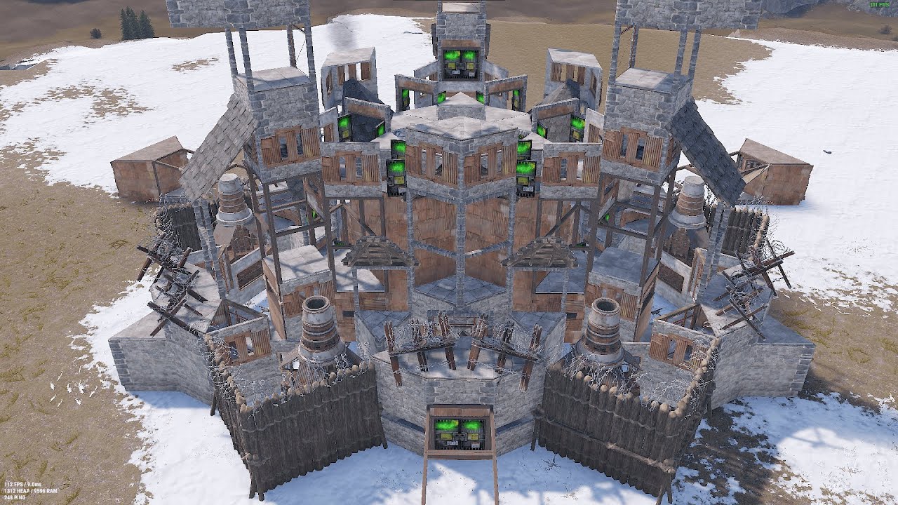 The Callisto - Double Bunker Quad/Penta Rust Base - YouTube