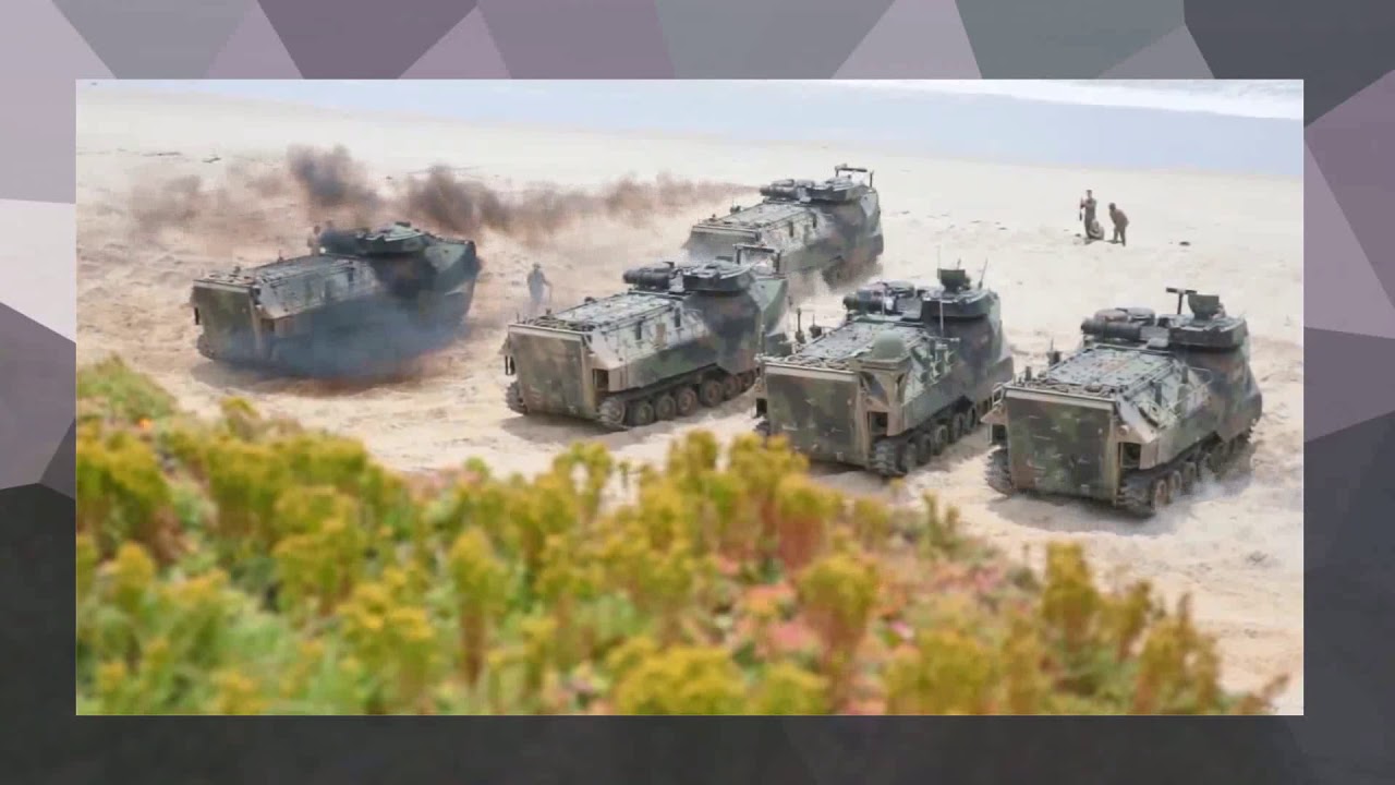 US Marines Ship To Shore Maneuver Advanced Naval Technology Exercise ...