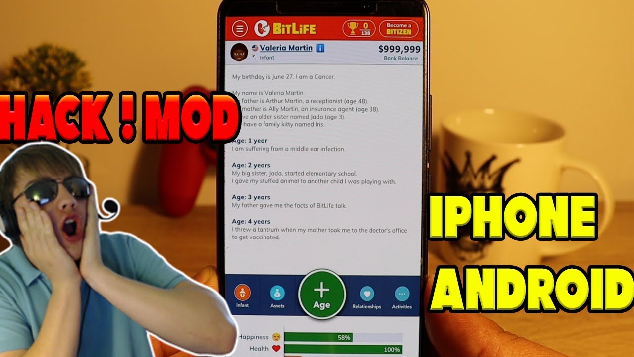 Bitlife Hack MOD 🔥NEW🔥 Tutorial! [Bitlife Hack iOS/Android] - YouTube