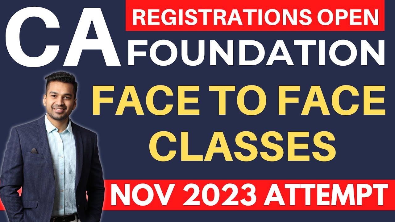 CA FOUNDATION ~ NOV 2023 || Admissions Open (OFFLINE) RKG Institute (CA ...