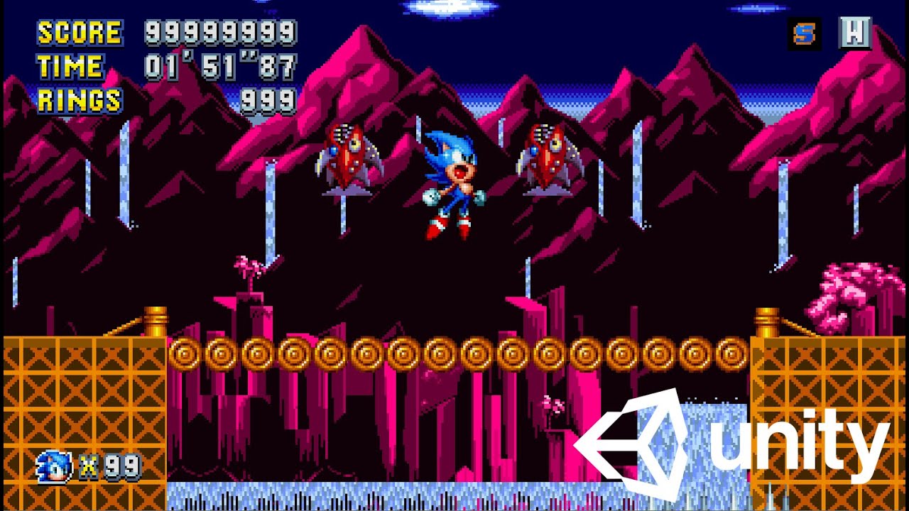 Unity Engine 2D Sonic Physics Framework Progress Update #5 - YouTube