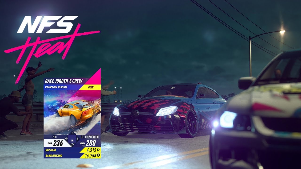 NFS Heat Race Jordyn's Crew 4K 60fps Gameplay Walkthrough - YouTube