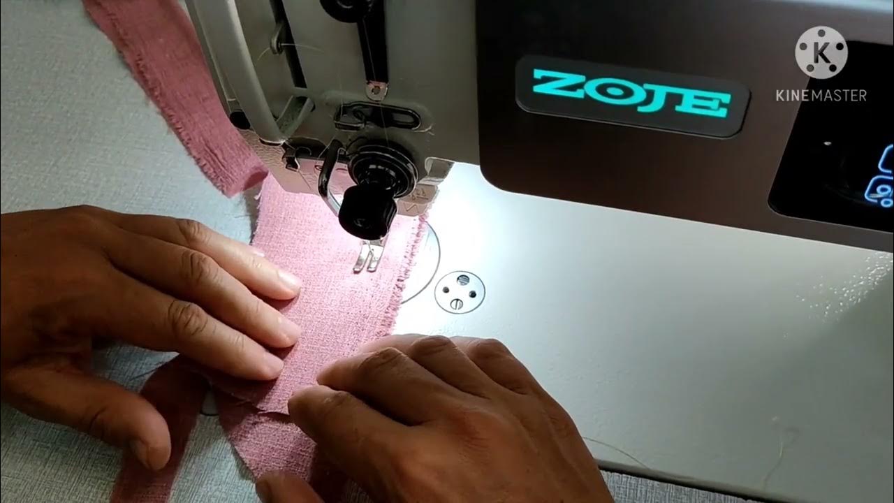 Zoje A8000 D4 G Tp 02 Otomatik Düz Makine İplik Kesmeli - YouTube