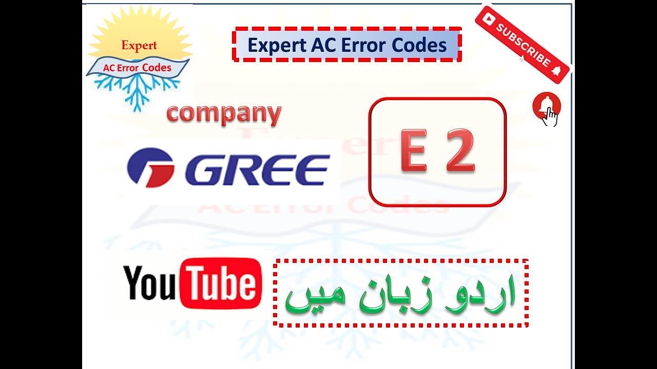 Gree AC E2 Error Code YouTube Gree AC E2 Error Code YouTube