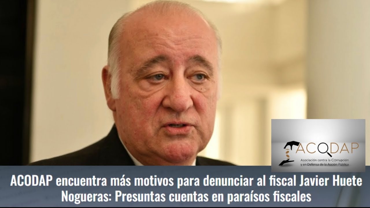 🔴ACODAP encuentra más motivos para denunciar al fiscal Javier Huete ...