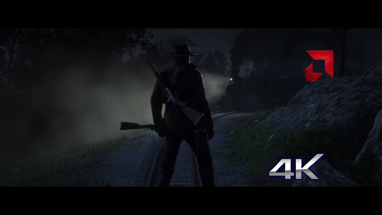 RDR2 Train robbery Gameplay|| 4K 60FPS|| @crazypuggie7507 ...