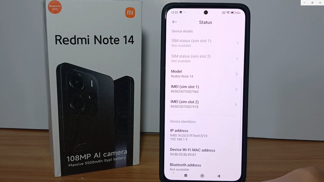 How To Check IMEI Number On Redmi Note 14 - YouTube