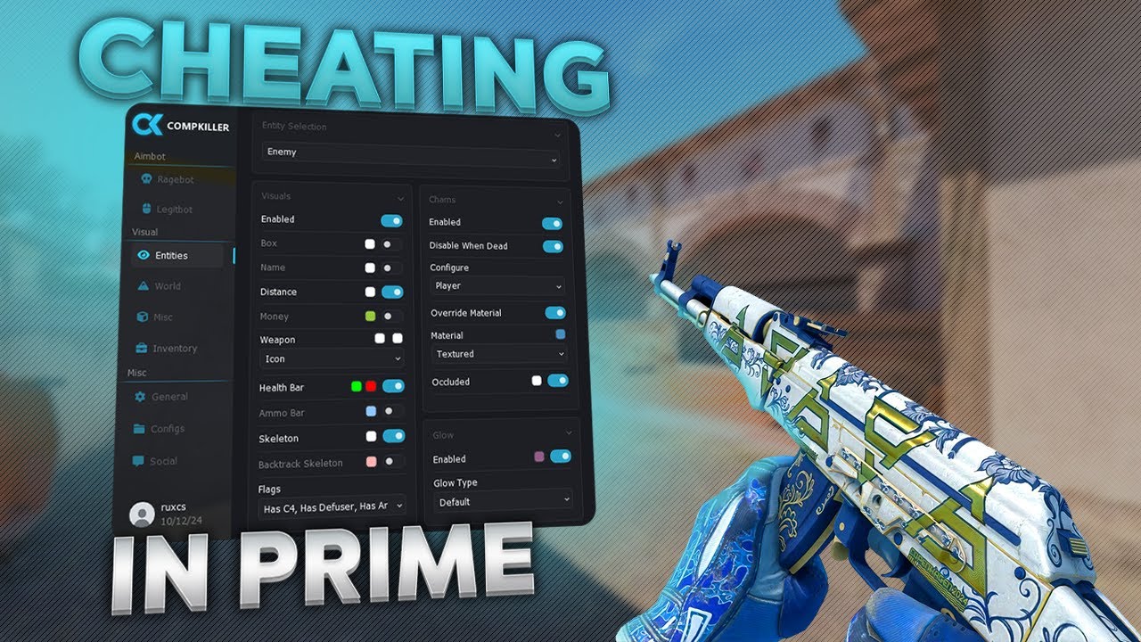 CS2 CHEATING WITH COMPKILLER | USING CS2 HACKS IN PRIME MM! (NEVERLOSE ...